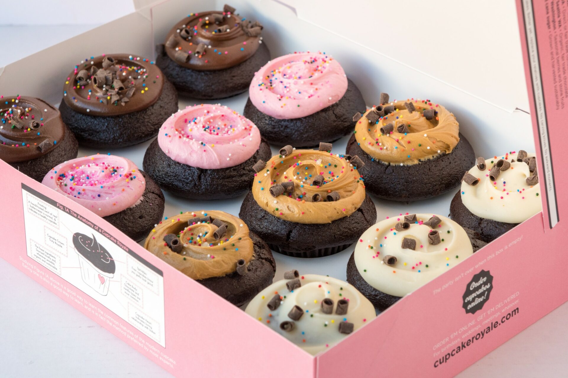 Gluten Free Chocolate Assorted Dozen | Cupcake Royale